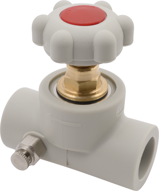FV PPR straight-way valve with PV valve