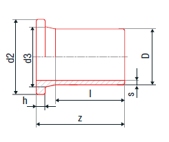 FV PP-RCT butt welding flange adaptor